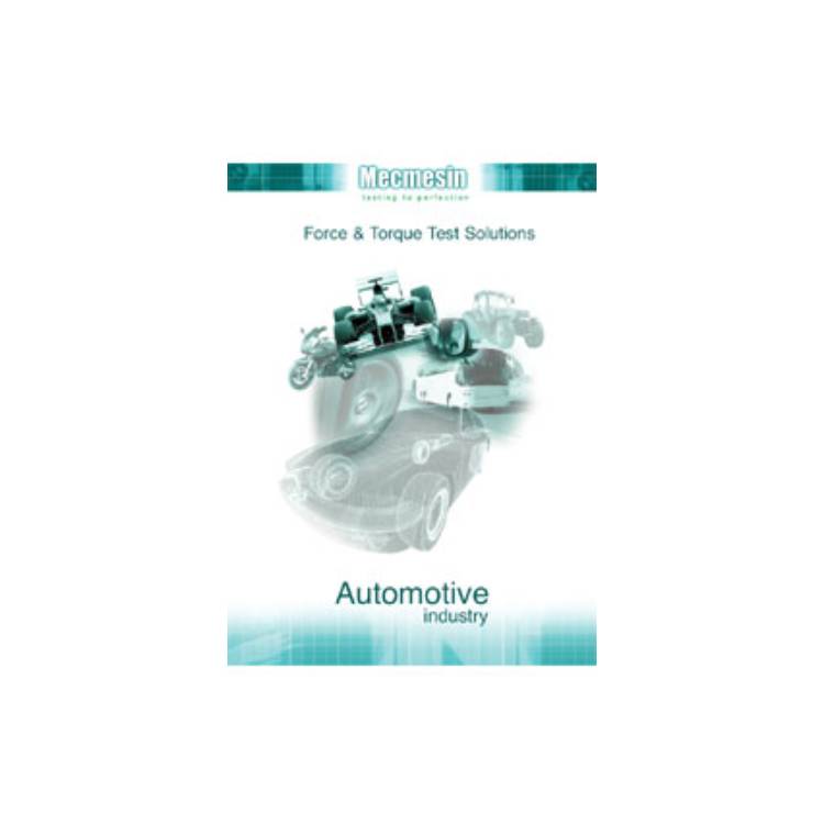 Mecmesin / Automotive Industry Overview Brochure - Force and Torque ...